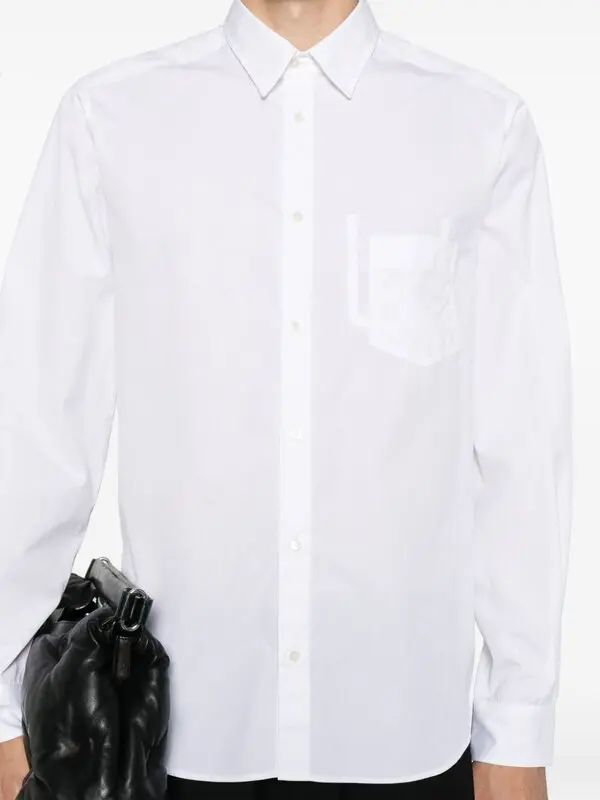 Isabel Benenato Long-sleeve Poplin Shirt