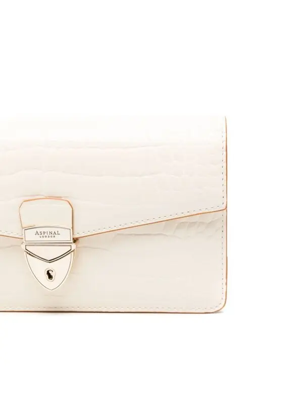 ASPINAL OF LONDON Mayfair Clutch - White