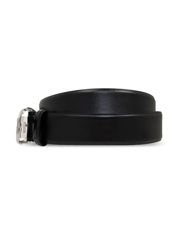 DIESEL® B-1dr Leather Belt - Black