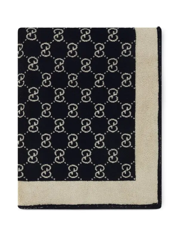 Gucci Gg Supreme Cotton Beach Towel