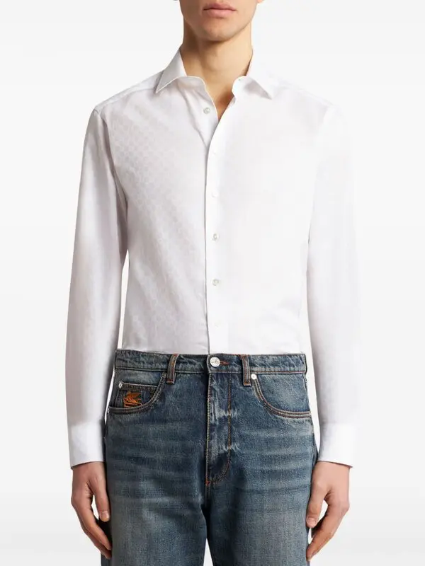 Etro Jacquard Cotton Shirt