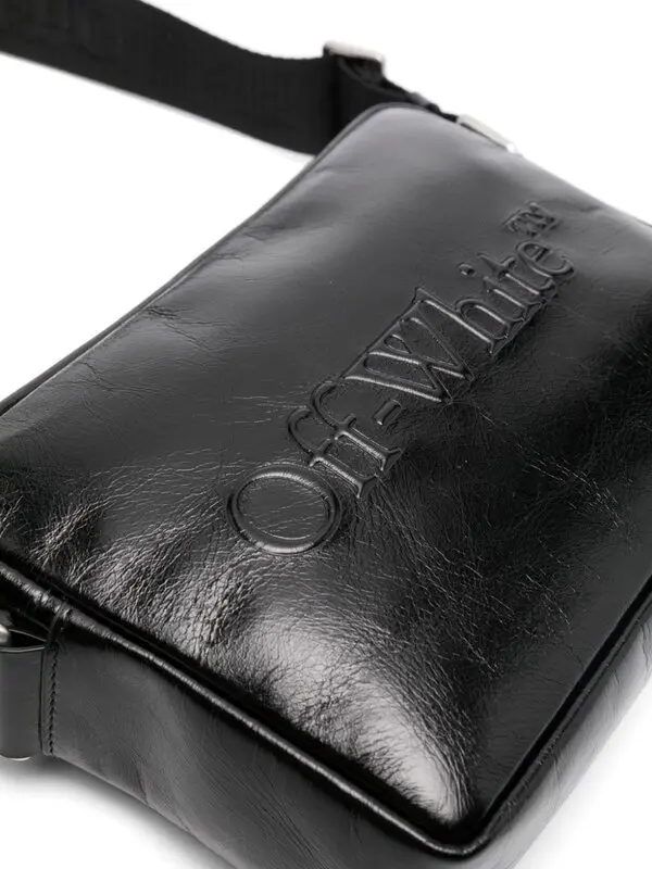 Off-White Bookish Leather Messenger Bag