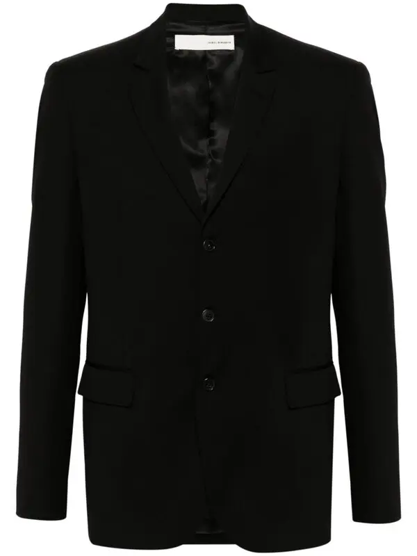 Isabel Benenato Single-breasted Wool Blazer