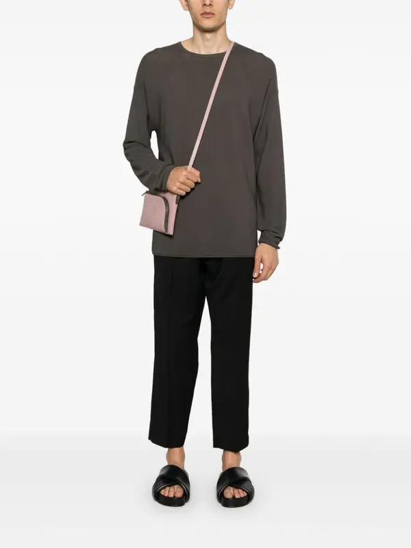 Isabel Benenato Rolled-trim Jumper
