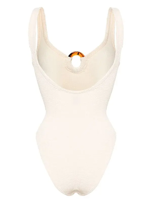 Hunza G Silk-blend Beachwear - Neutrals