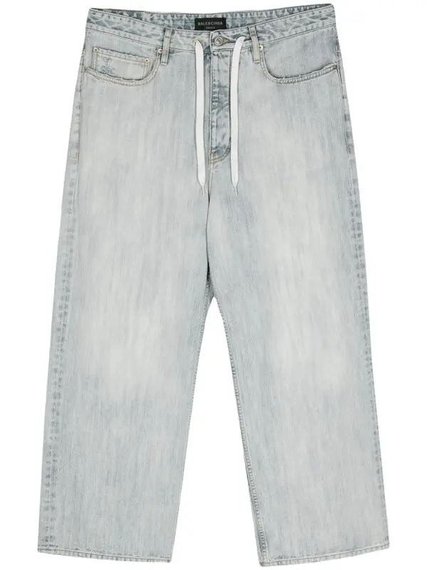 Balenciaga Wide-leg Jeans - Blue