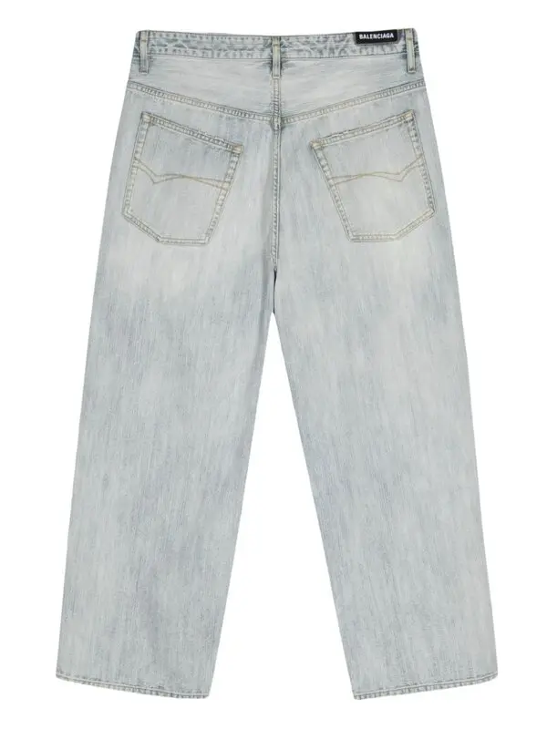 Balenciaga Wide-leg Jeans - Blue