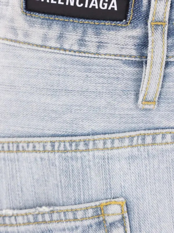 Balenciaga Wide-leg Jeans - Blue
