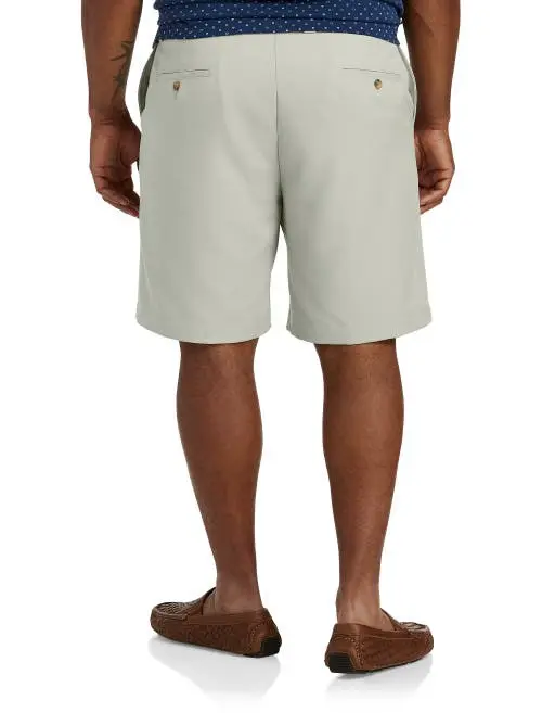 OAK HILL BY DXL Microfiber Shorts - Khaki