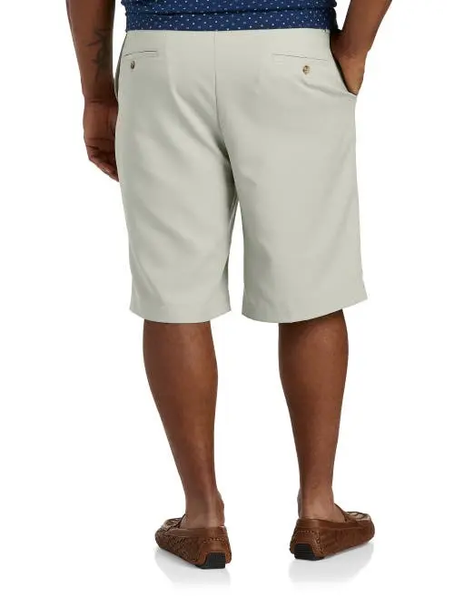 OAK HILL BY DXL Microfiber Shorts - Khaki
