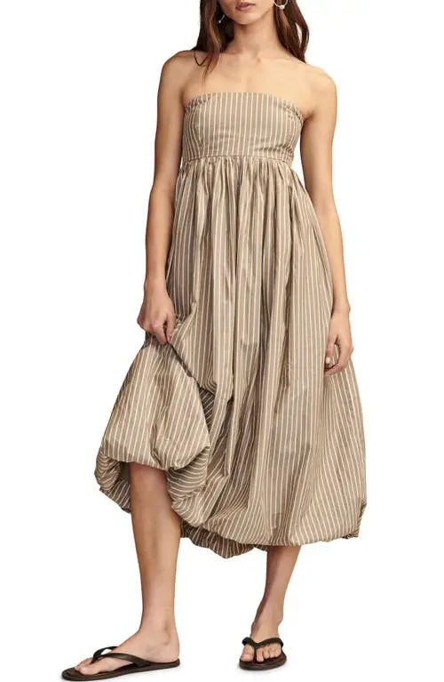 chinese dress ladies Lucky Brand Floral Printed Long Maxi Dress – White Chocolate Couture main image 1