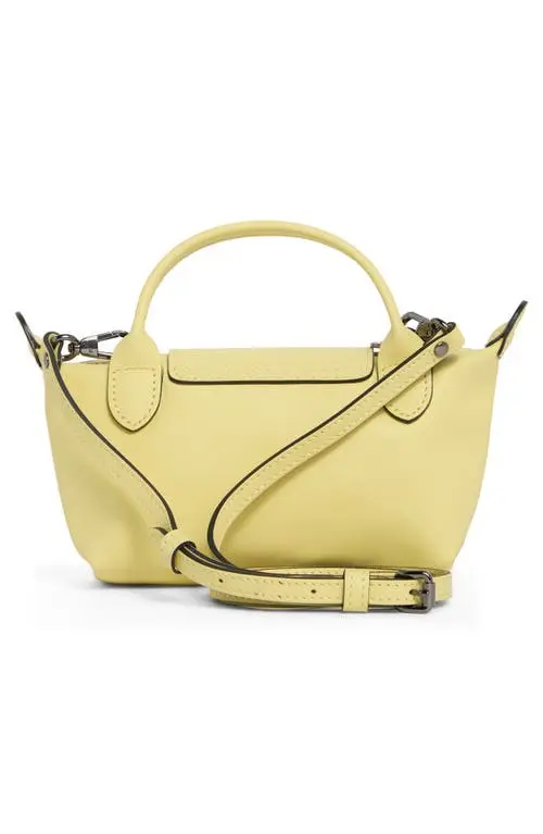 Longchamp Le Pliage Xtra Leather Clutch - Lime