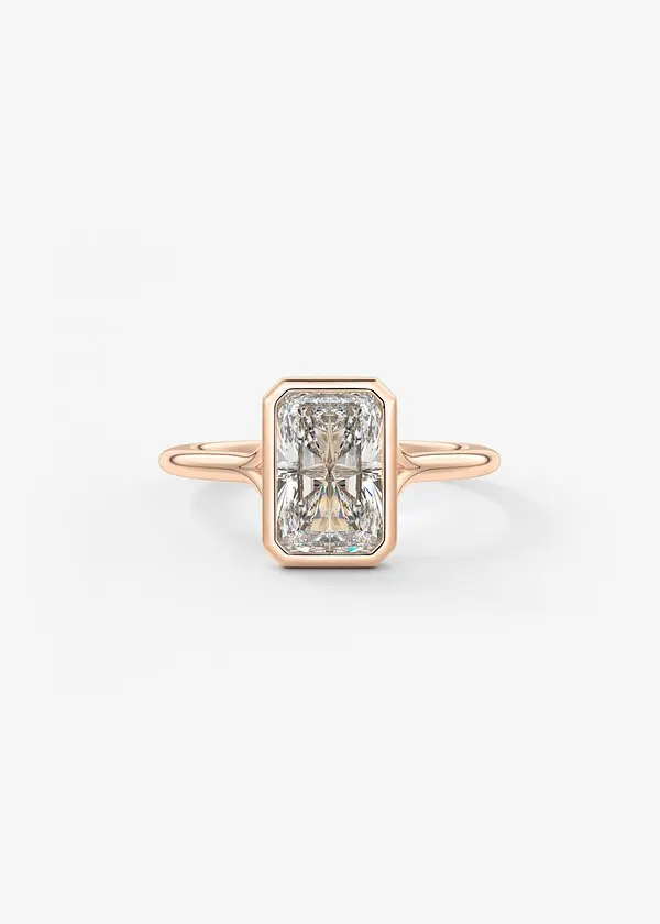 FRANK DARLING Breezy Bezel Radiant Cut Engagement Ring - Yellow Gold