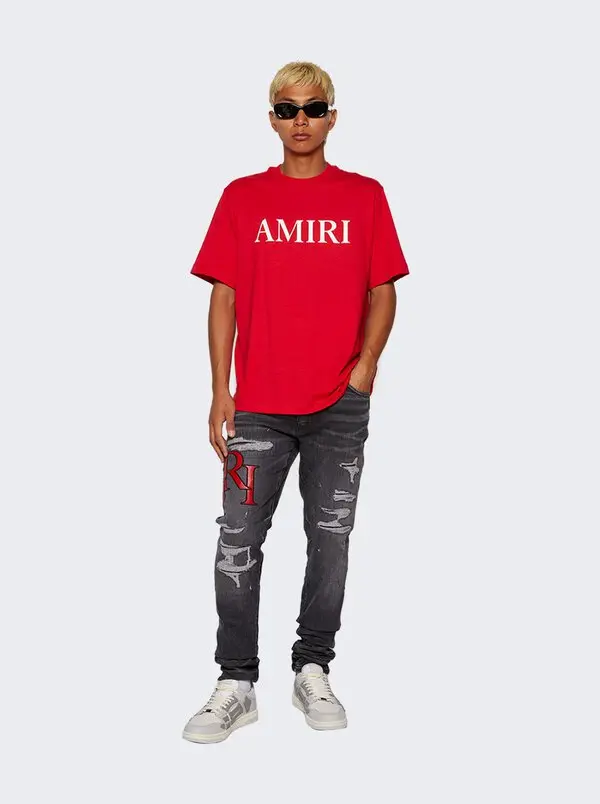 Amiri Logo Tee - Red