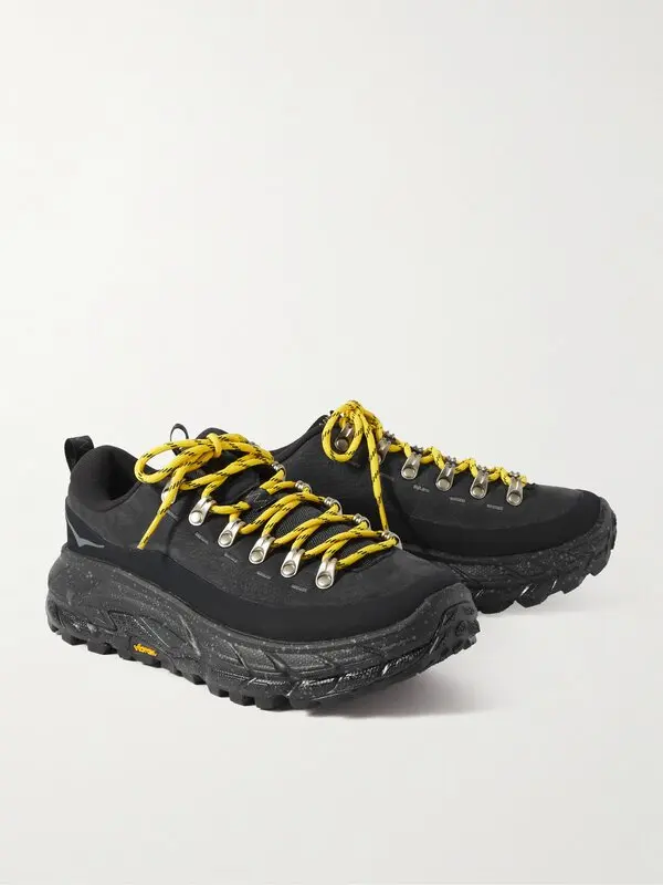 HOKA® Tor Summit Nubuck And Mesh Sneakers - Black