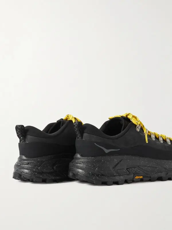 HOKA® Tor Summit Nubuck And Mesh Sneakers - Black