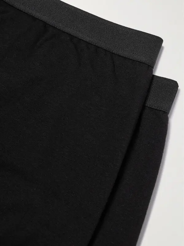 TOM FORD Two-pack Stretch-cotton Jersey Boxer Briefs - Black
