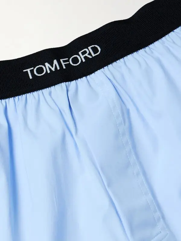 TOM FORD Stretch-cotton Poplin Boxer Shorts