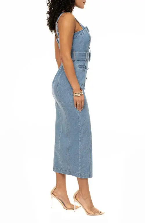 jluxlabel denim dress JLUXLABEL