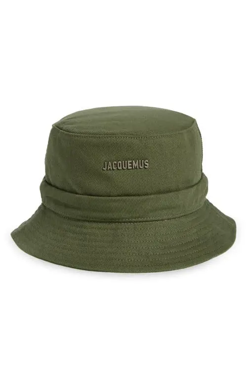 Jacquemus Le Bob Gadjo Bucket Hat - Khaki