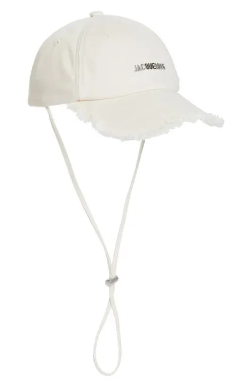 Jacquemus La Casquette Artichaut Baseball Cap - Off-white 110