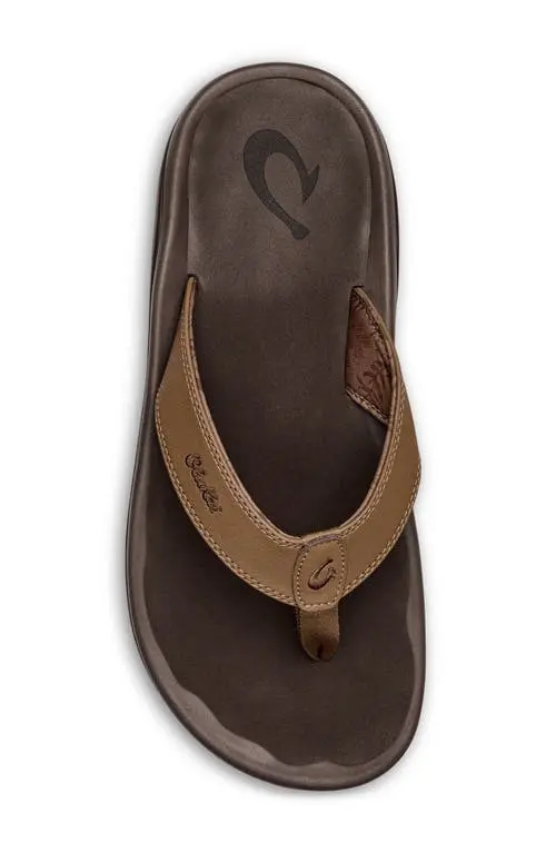Olukai Ohana Flip-flop - Tan / Dk Java