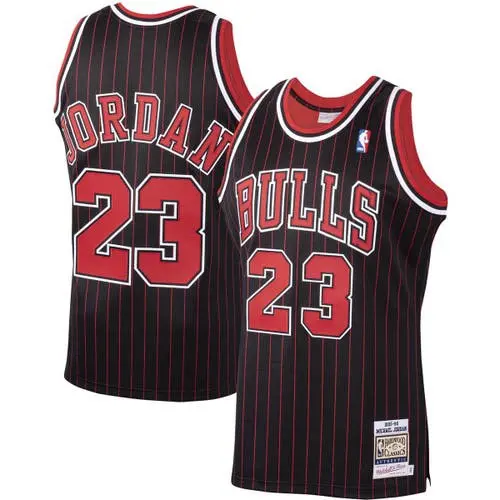 Mitchell & Ness Michael Jordan 1995/96 Chicago Bulls Hardwood Classics Authentic Jersey - Black
