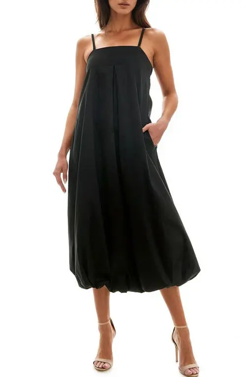 knee length dresses for ladies Hot Pink Strappy High Low Frill Hem Midi Dress  AX Paris