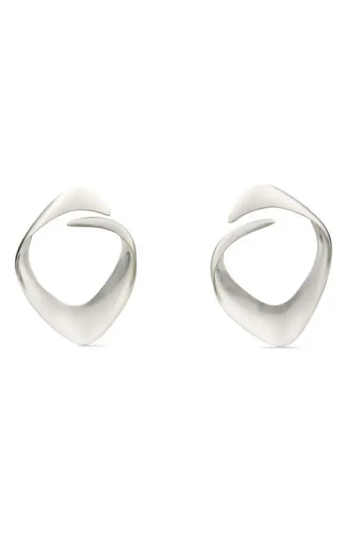 Cult Gaia Lola Drop Earrings - Antique Silver