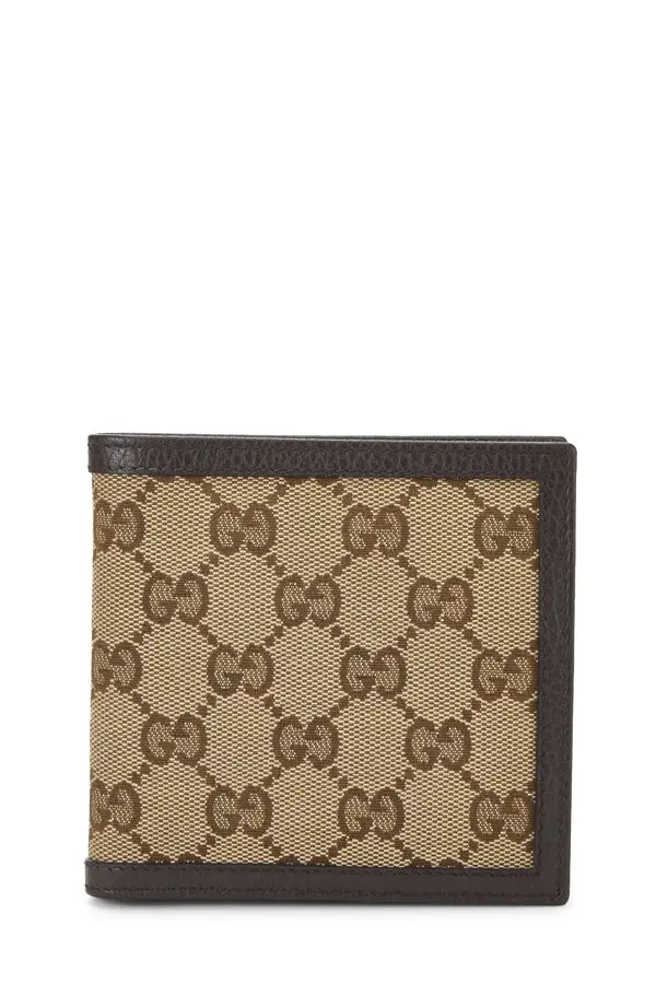 Gucci Original Gg Canvas Bifold Wallet - Beige