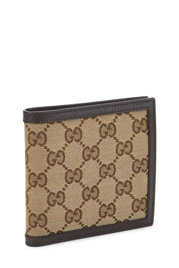 Gucci Original Gg Canvas Bifold Wallet