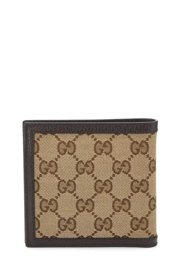 Gucci Original Gg Canvas Bifold Wallet