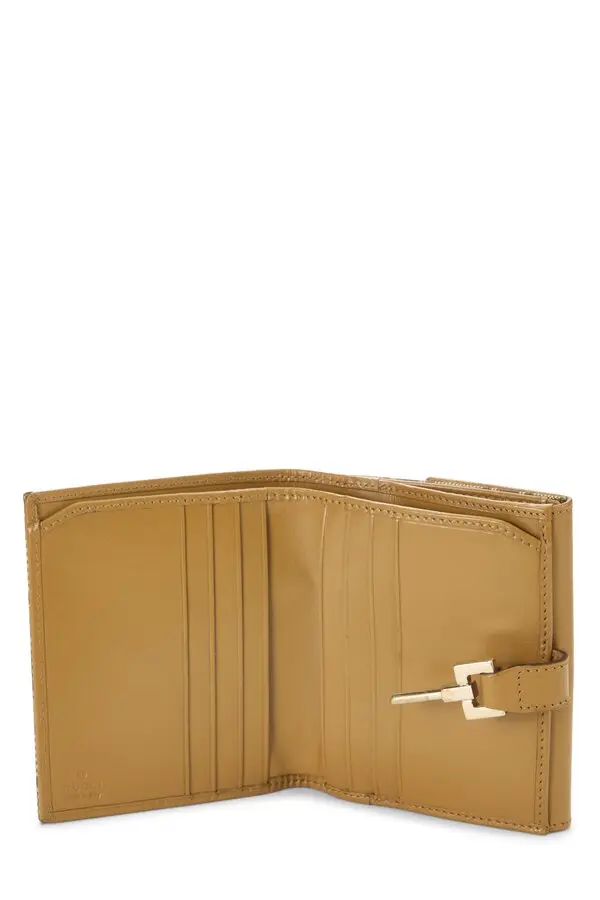 Gucci Original Gg Canvas Compact Wallet