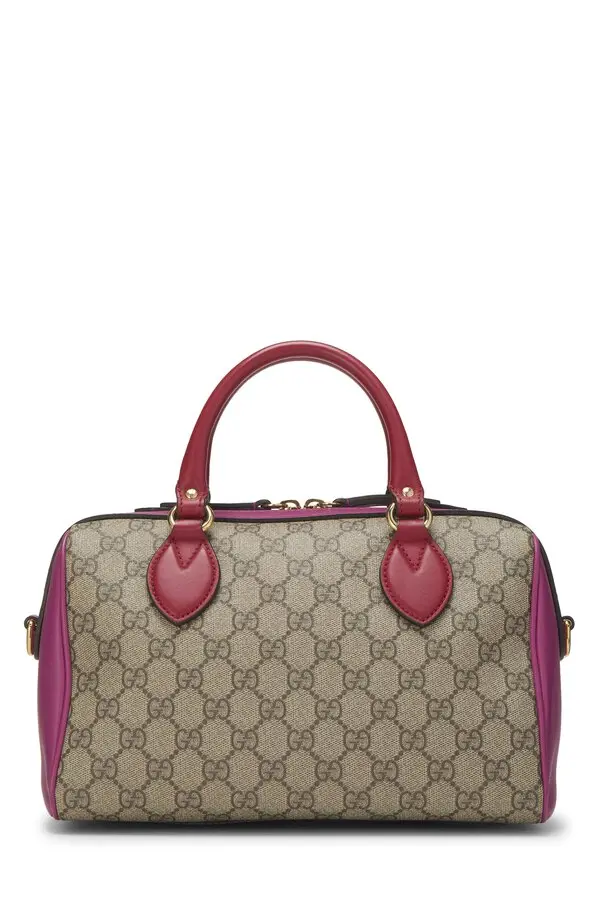 Gucci Gg Supreme Canvas Boston Handbag
