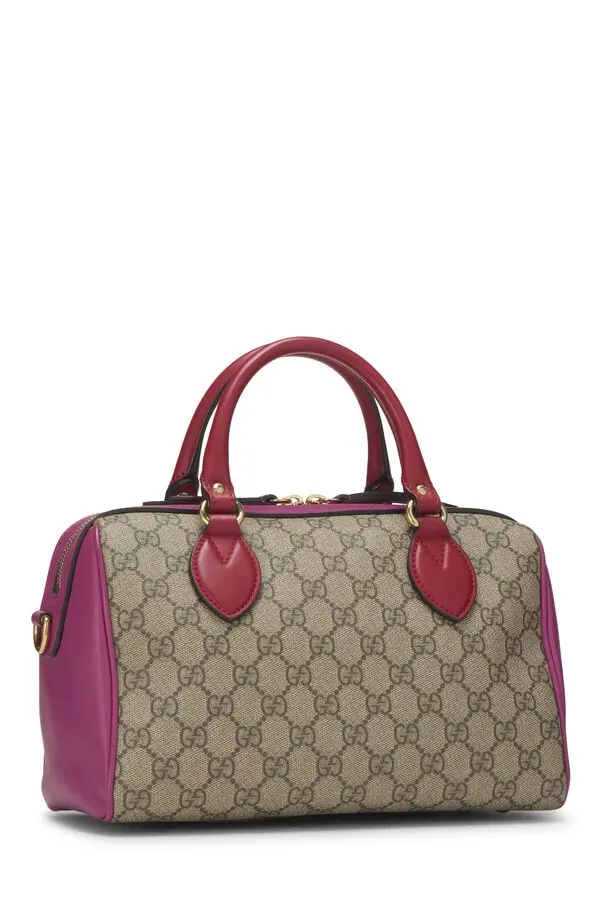 Gucci Gg Supreme Canvas Boston Handbag