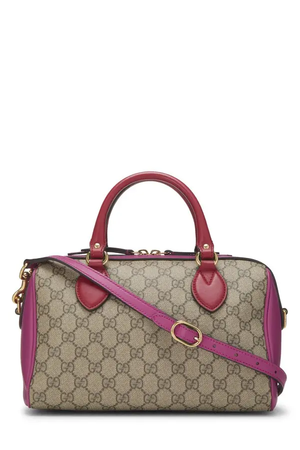 Gucci Gg Supreme Canvas Boston Handbag