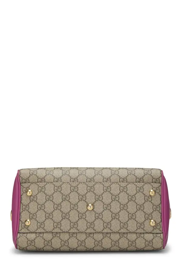 Gucci Gg Supreme Canvas Boston Handbag