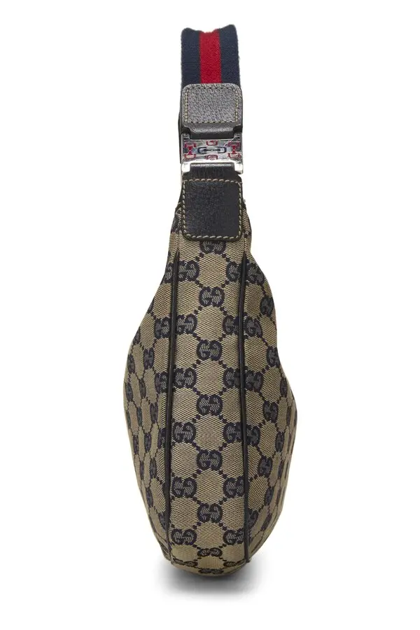 Gucci Gg Canvas Hobo Bag - Navy