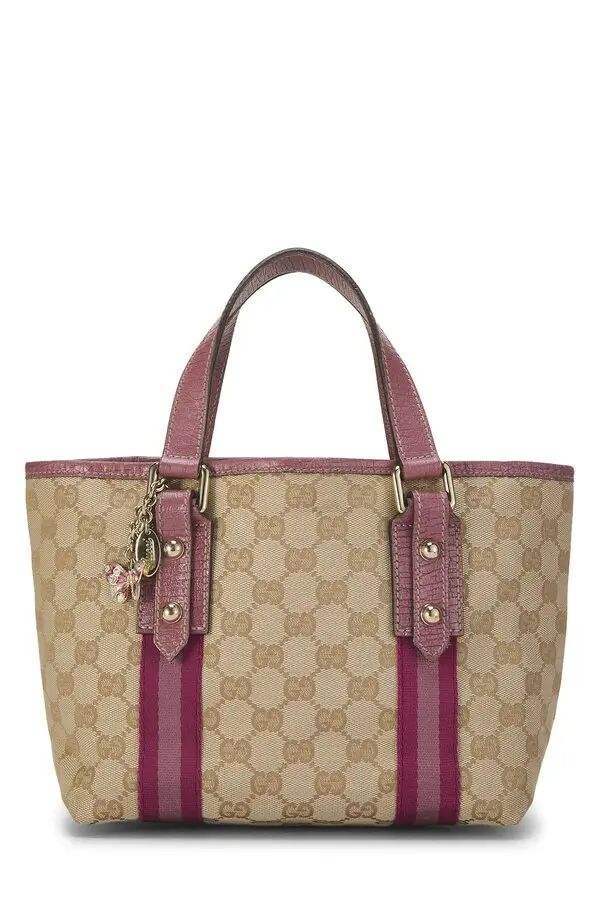 Gucci Original Gg Canvas Jolicoeur Tote Bag - Pink