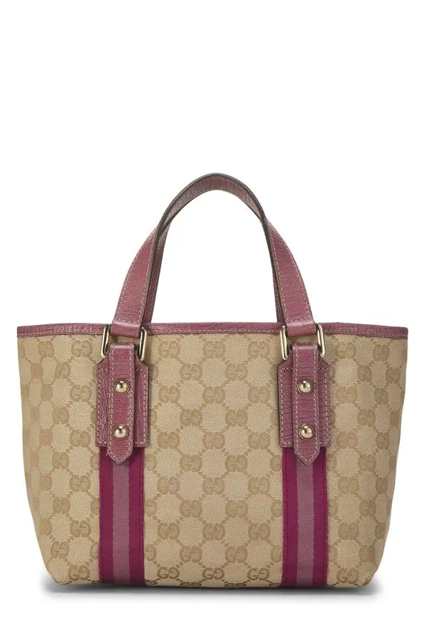 Gucci Original Gg Canvas Jolicoeur Tote Bag - Pink