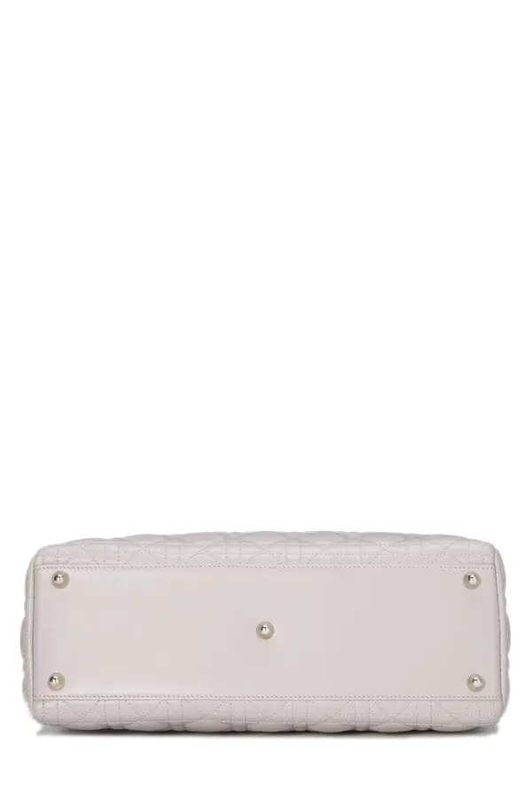 Dior Cannage Quilted Lambskin Lady - Purple