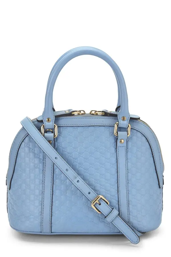 Gucci Microguccissima Dome Bag - Blue