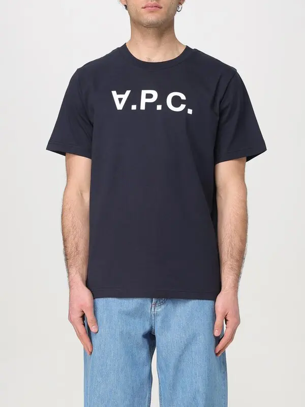 A.p.c. Logo T-shirt - Blue