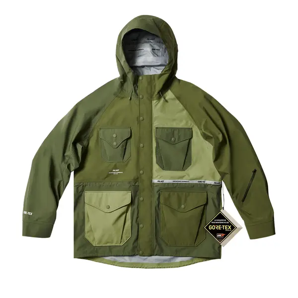 PALACE X Engineered Garments Gore-tex Field Parka - Green