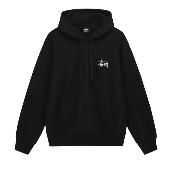 StÜssy Basic Hoodie - Black