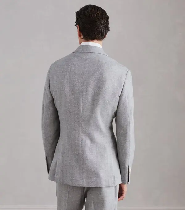 Brunello Cucinelli Comfort Wool-silk-linen Deconstructed Cavallo Blazer