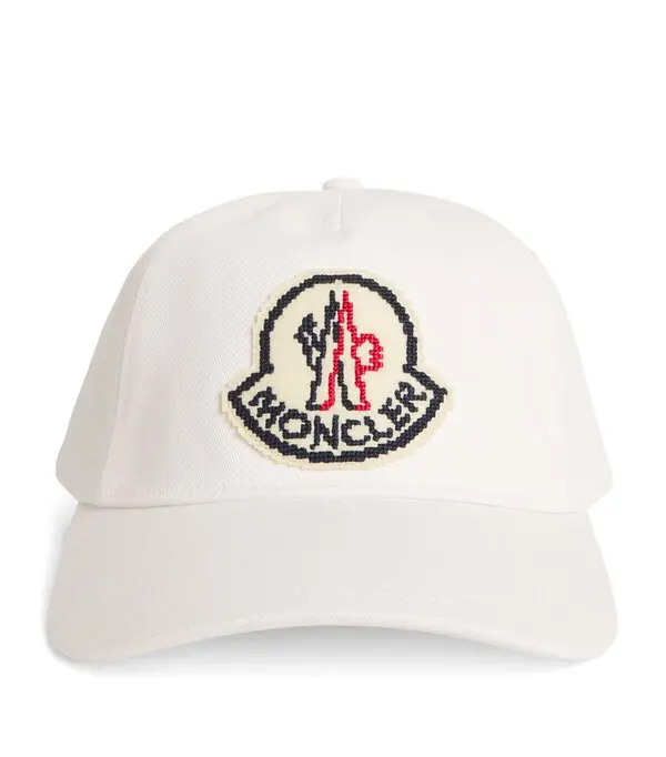 Moncler Cotton Baseball Cap With Logo