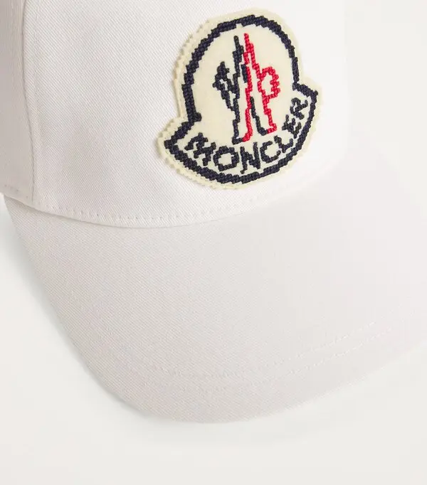 Moncler Cotton Baseball Cap With Logo