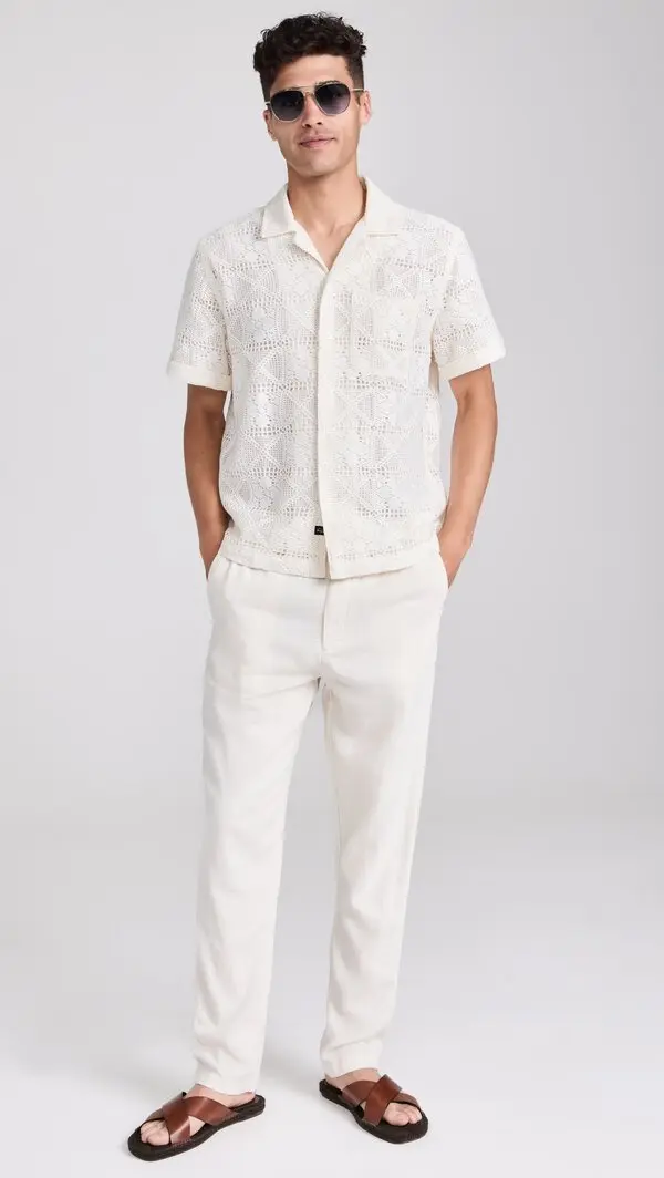 Rails Callum Drawstring Pants - Ecru