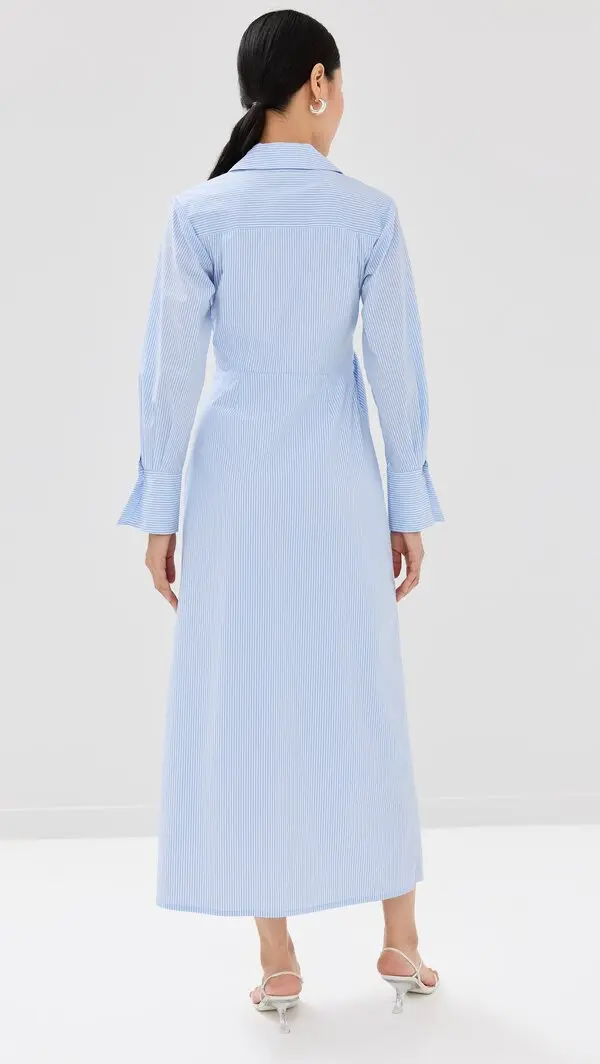 Simkhai Briar Striped Wrap Dress